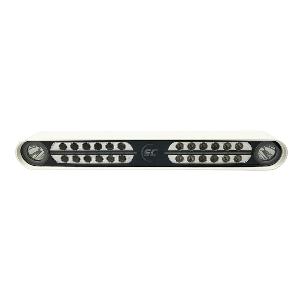 ShadowCaster Eagle Ray LED Light Bar White Housing Dual Optics ...
